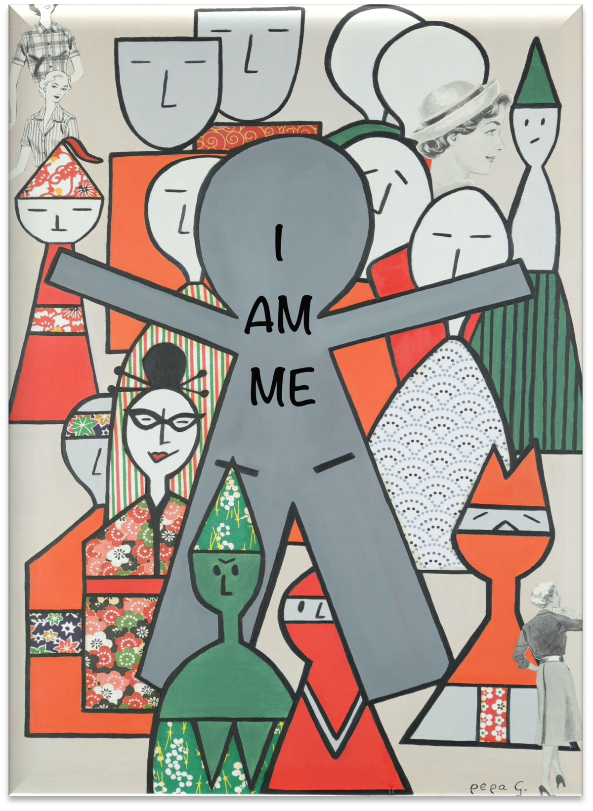 I Am Me - Magnet– Pepa G Art